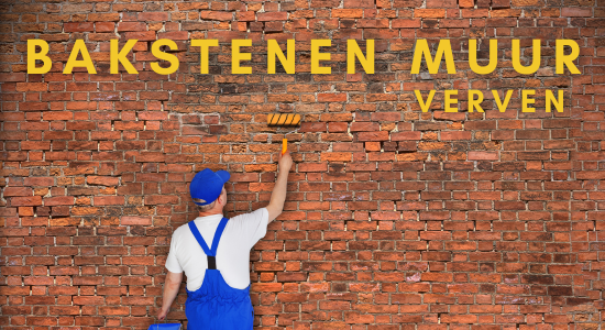 Bakstenen muur verven