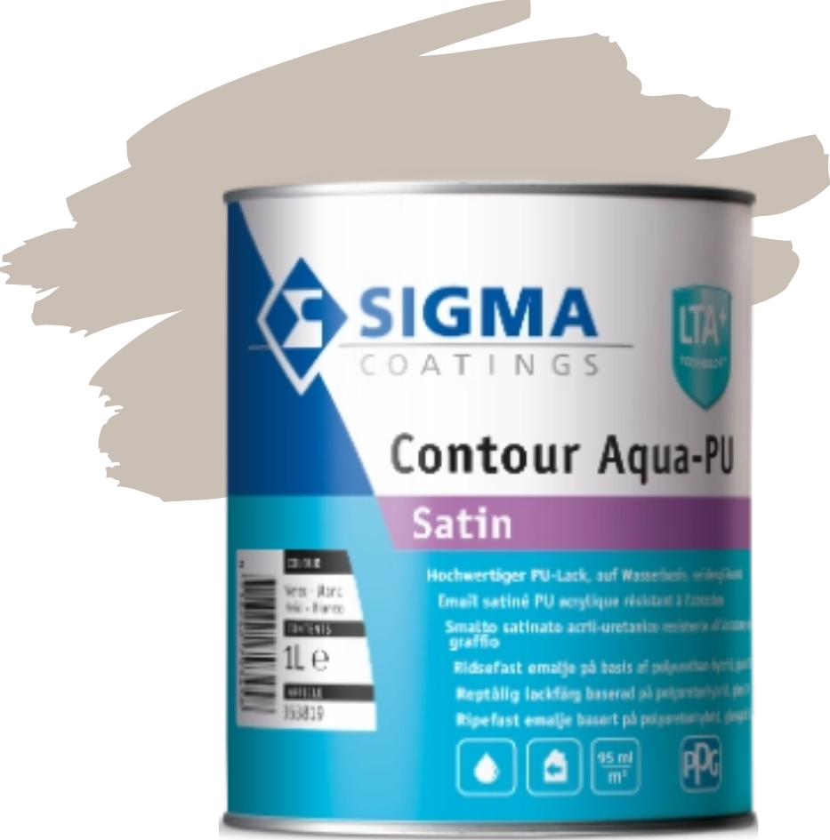 Sigma Contour Aqua-Pu Satin - Urban Taupe